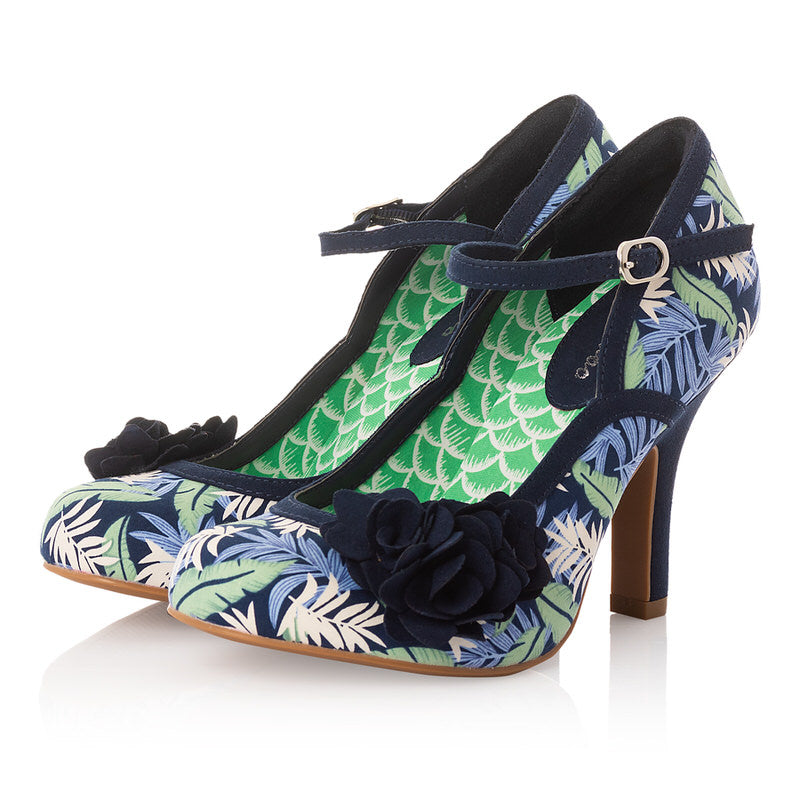 Danica (Blue Floral)– Ruby Shoo