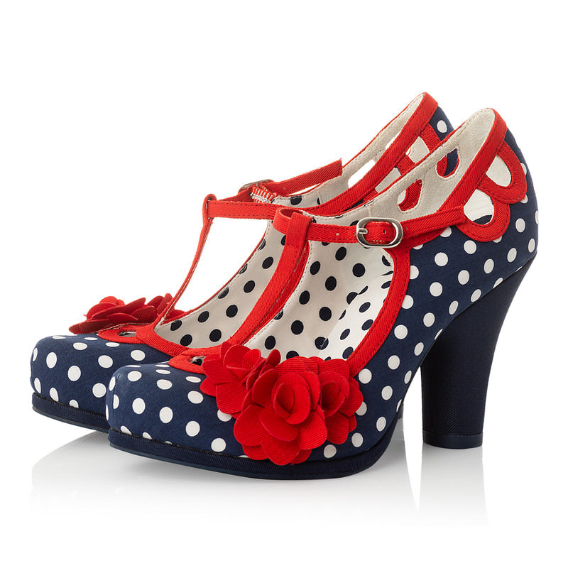 Valerie (Navy Spot)– Ruby Shoo