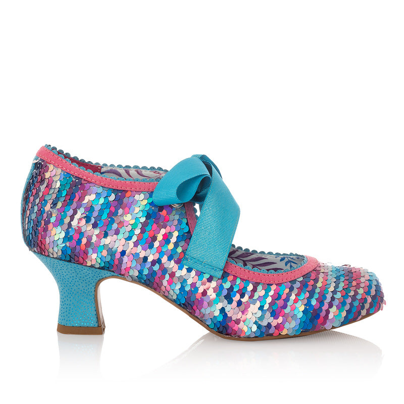Peyton (Aqua Sequins)– Ruby Shoo