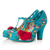 Valerie (Aqua Floral)– Ruby Shoo