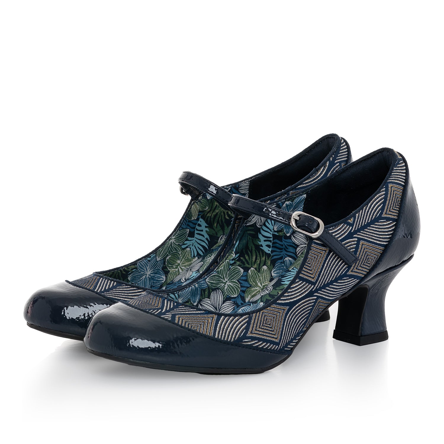 Clara (Navy Geometric)– Ruby Shoo