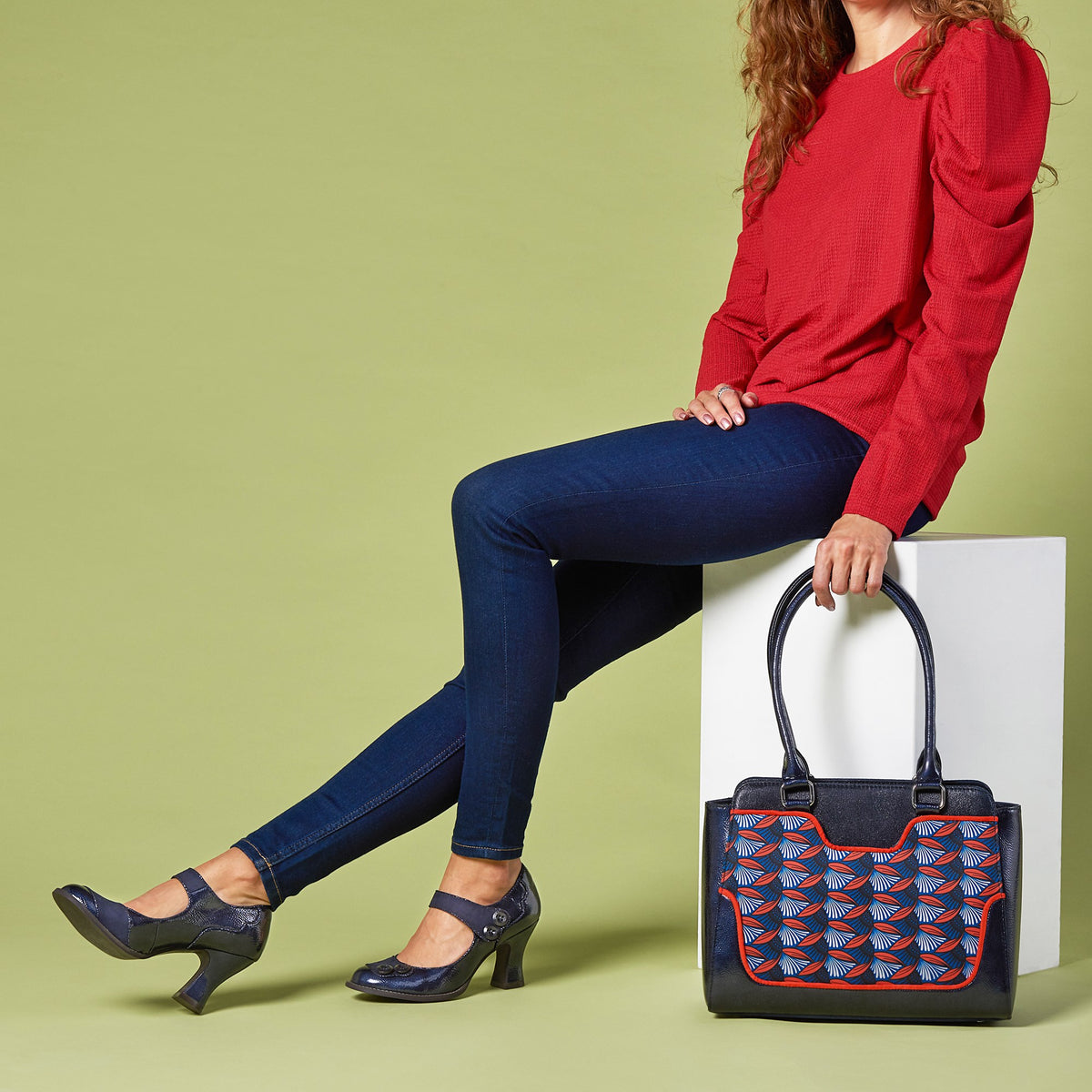 Tunis (Blue/Orange)– Ruby Shoo