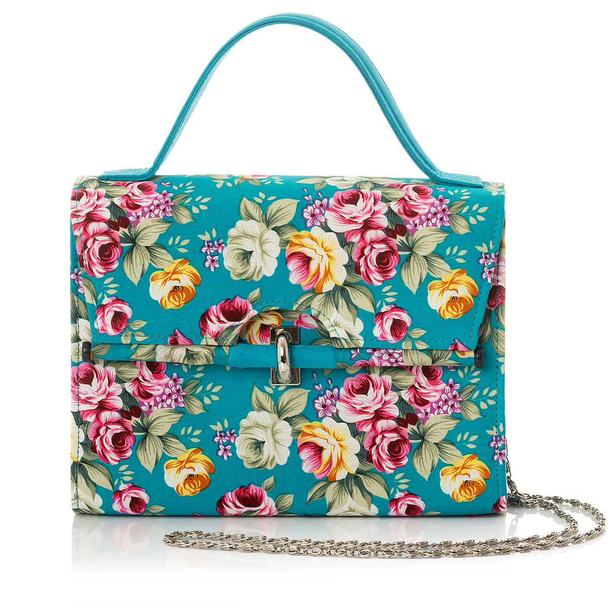 Malibu (Aqua Floral)– Ruby Shoo